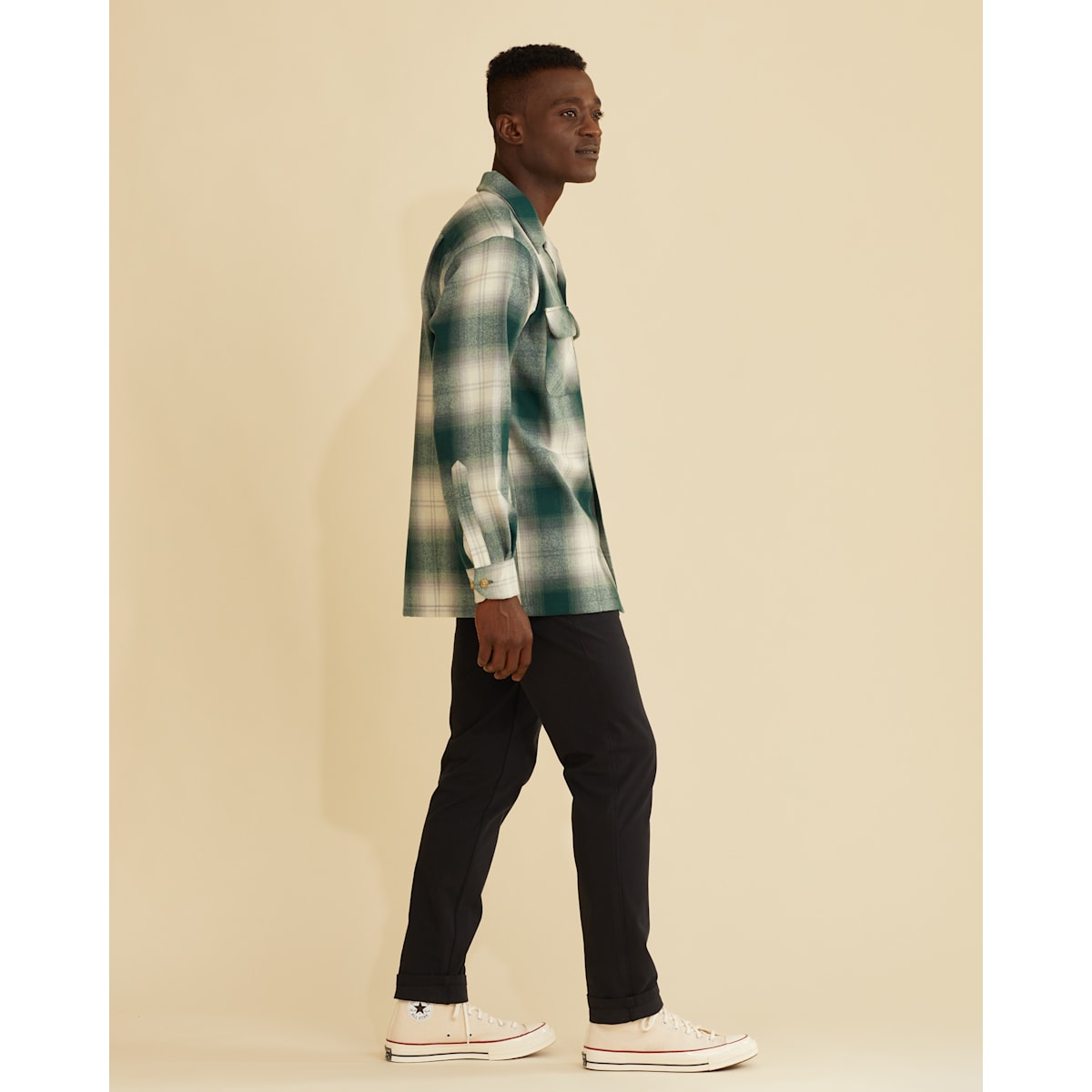 PENDLETON Plaid Wool Box Shirt-