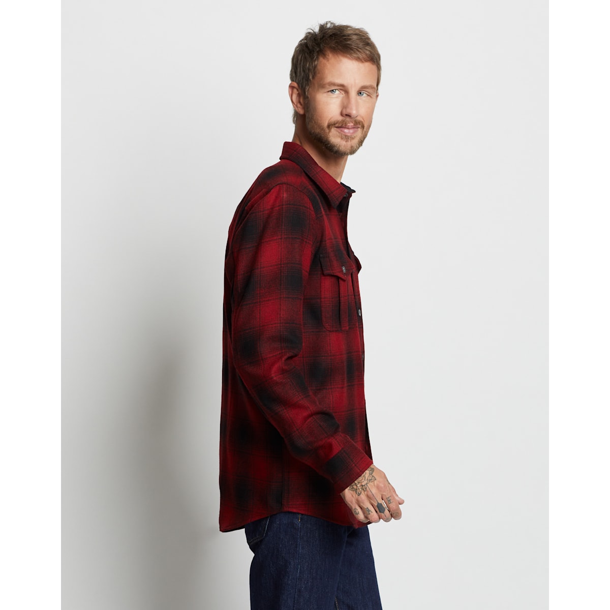 PENDLETON Plaid Wool Box Shirt-