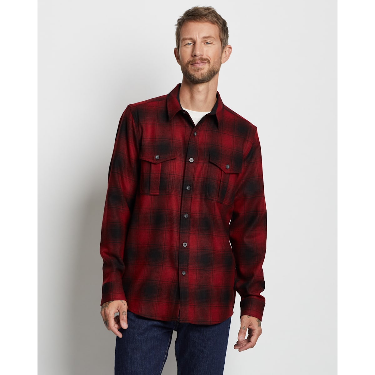 PENDLETON Plaid Wool Box Shirt-