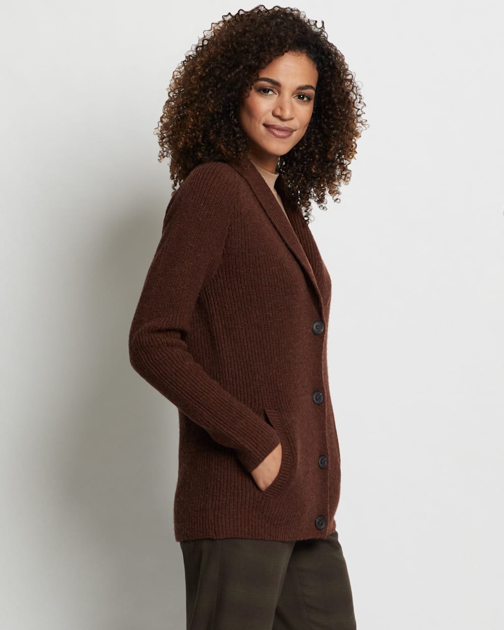 WOMEN'S SHETLAND COLLECTION CARDIGAN WOMEN'S SHETLAND COLLECTION CARDIGAN