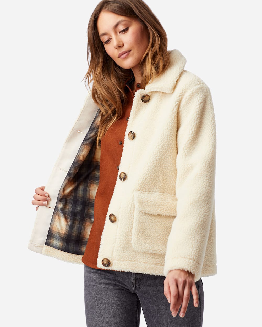 WOMEN'S BERBER FLEECE JACKET | Pendleton