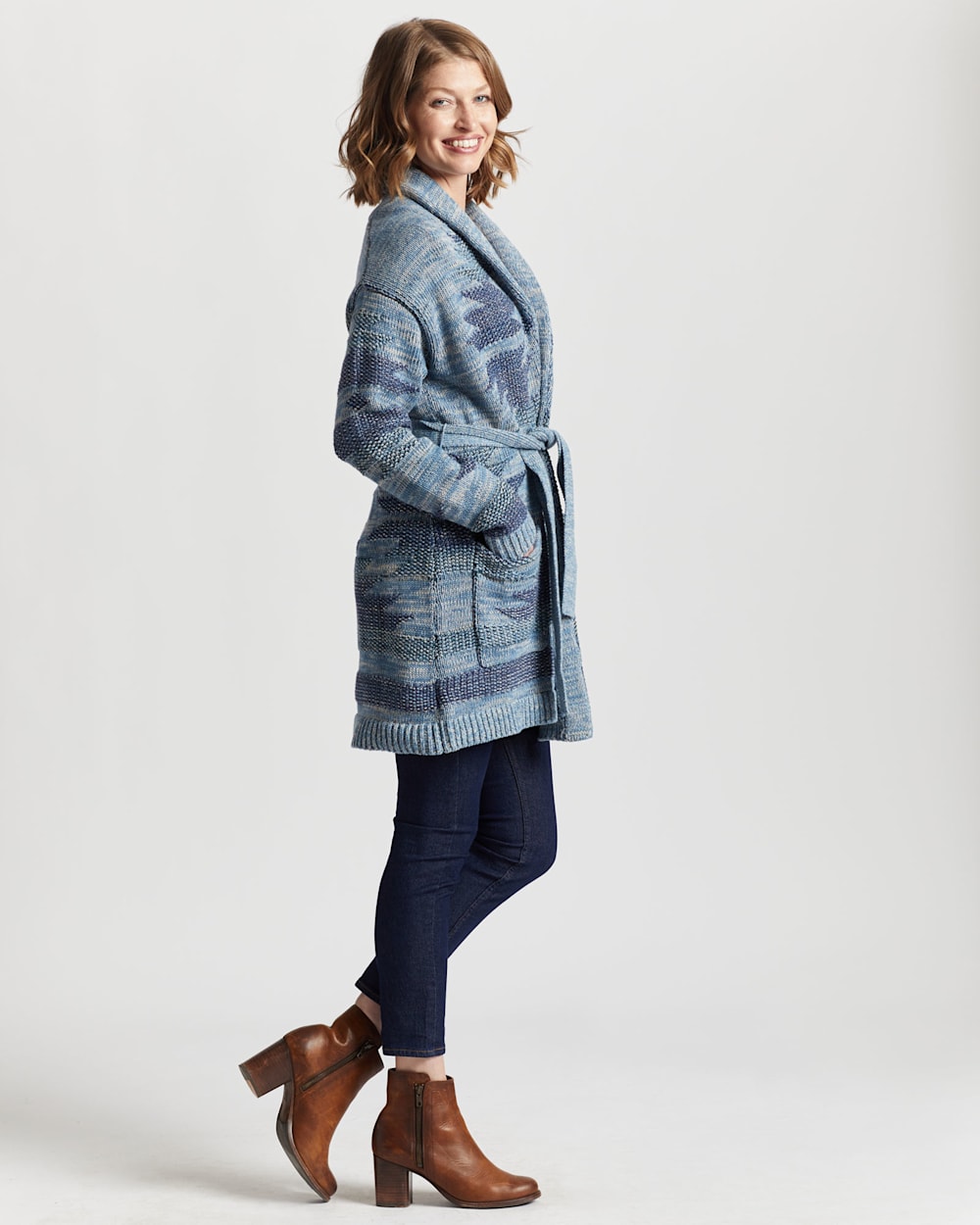 WOMEN'S MONTEREY BELTED COTTON CARDIGAN | Pendleton