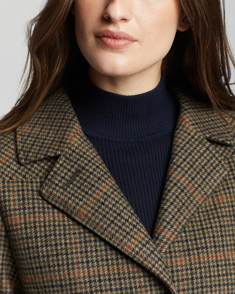 WOMEN'S TWEED WALKER WOOL COAT