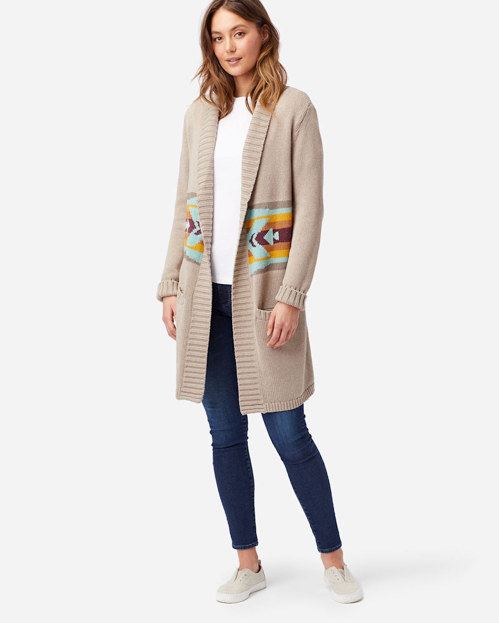 WOMEN'S SIERRA PEAK LONG CARDIGAN | Pendleton