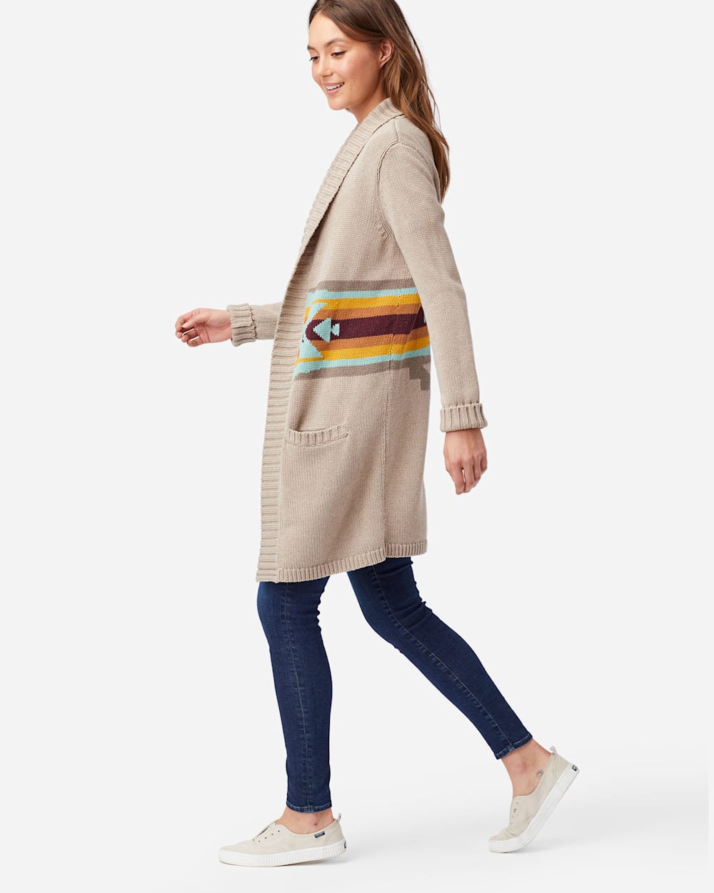 WOMEN'S SIERRA PEAK LONG CARDIGAN | Pendleton