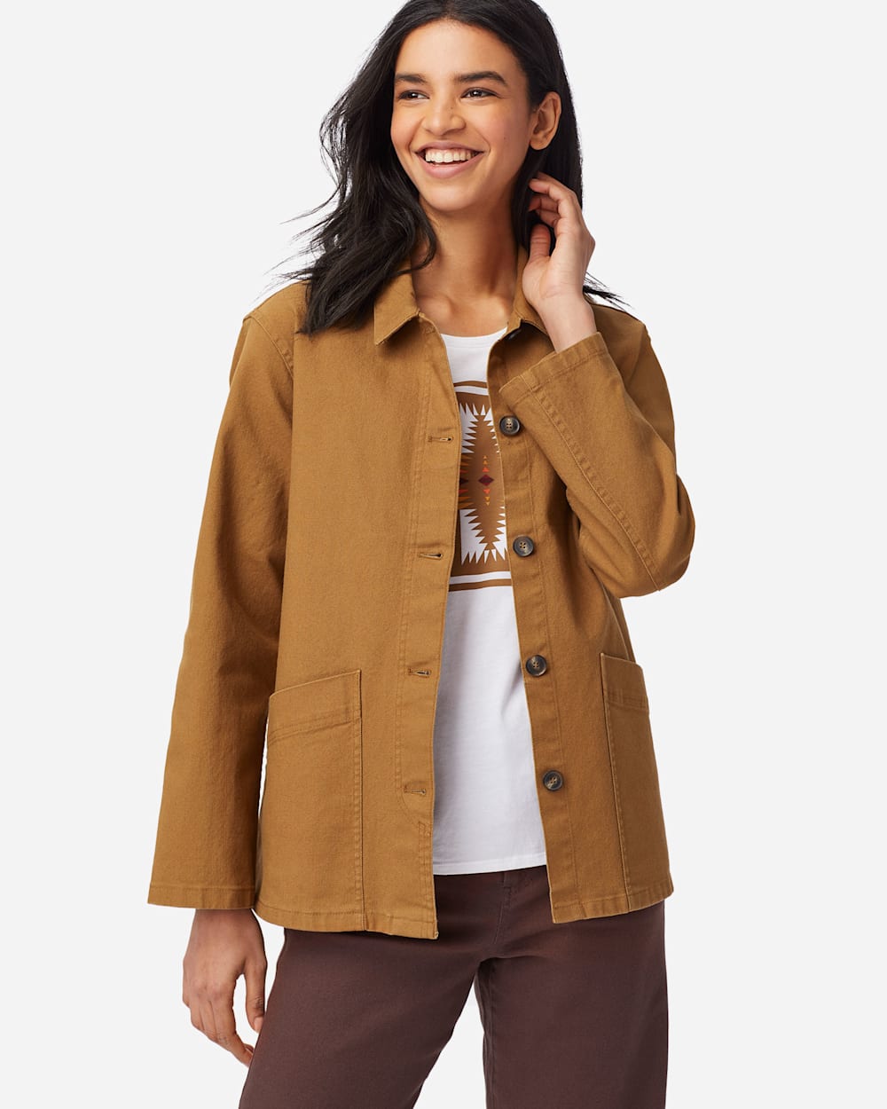 WOMEN'S CANVAS CHORE JACKET | Pendleton