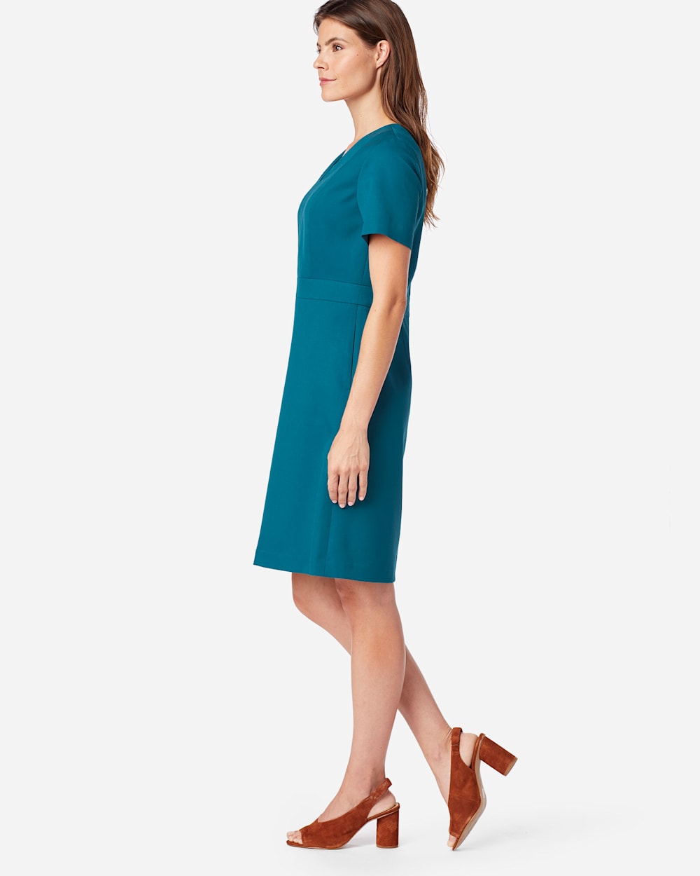 SEASONLESS WOOL SHORT-SLEEVE DRESS | Pendleton