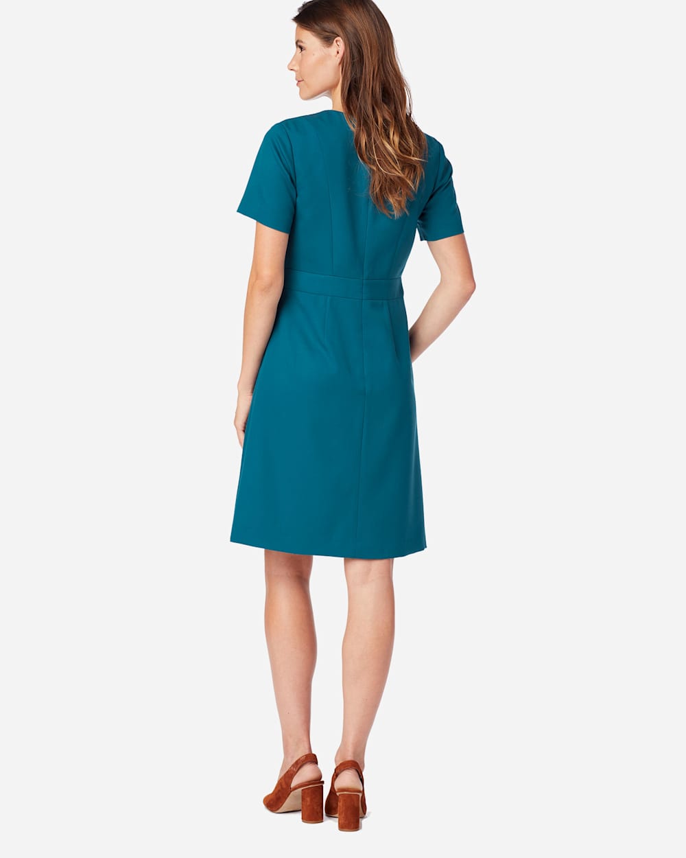 SEASONLESS WOOL SHORT-SLEEVE DRESS | Pendleton