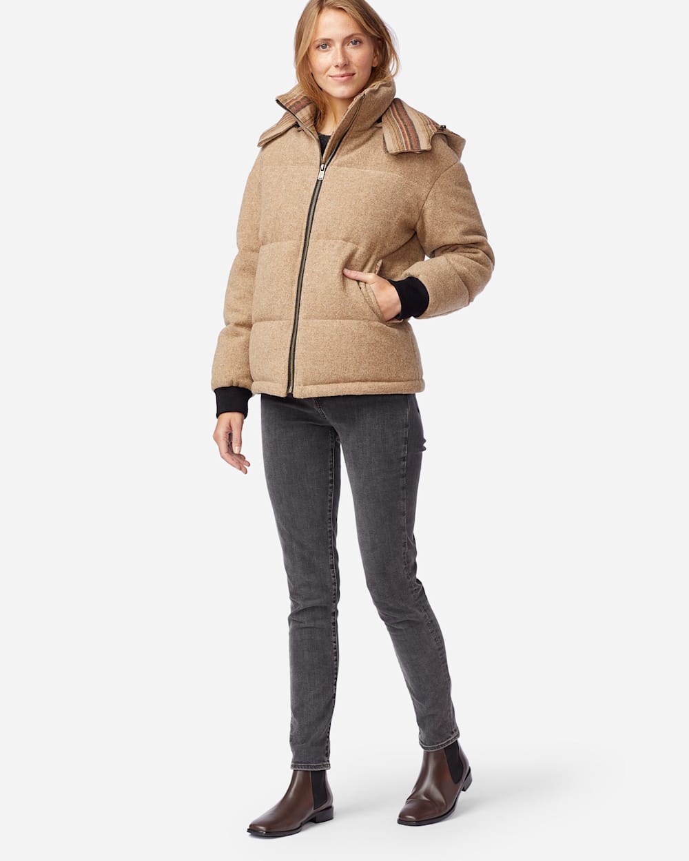 WOMEN'S OAK BROOK WOOL/DOWN JACKET | Pendleton