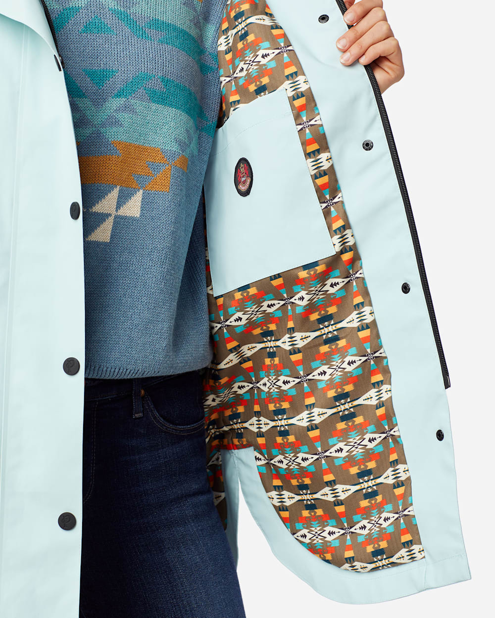 WOMEN'S MISTY FALLS WATERPROOF RAIN JACKET