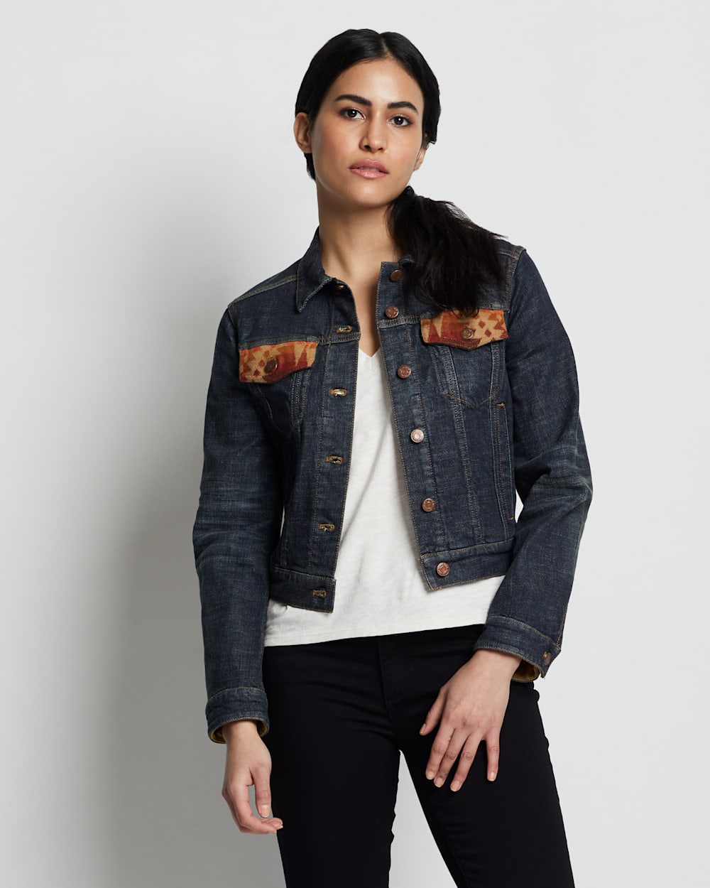 WOMEN'S DENIM/WOOL JEAN JACKET | Pendleton