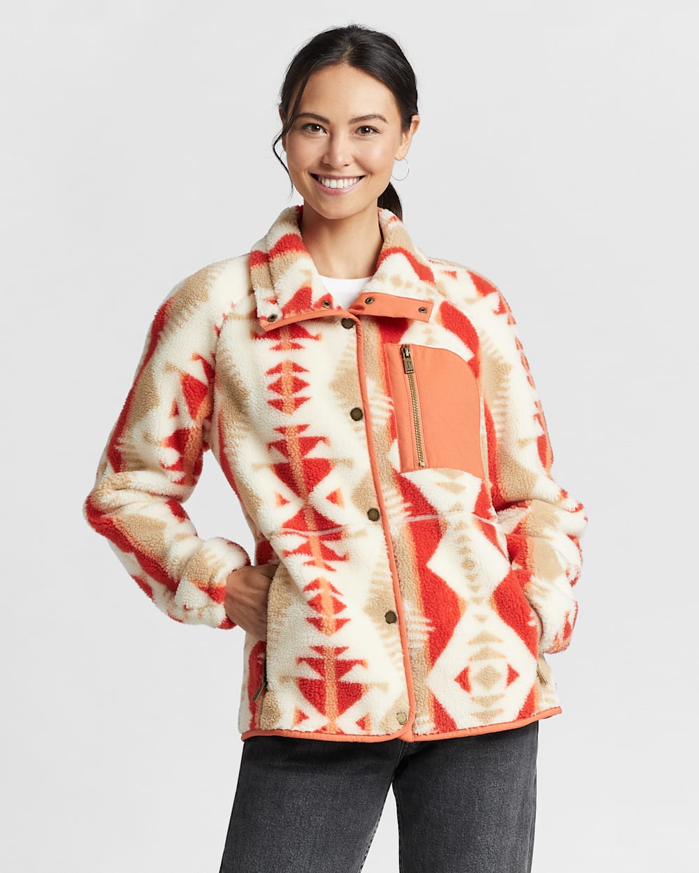 WOMEN'S PIKE SNAP-FRONT FLEECE JACKET