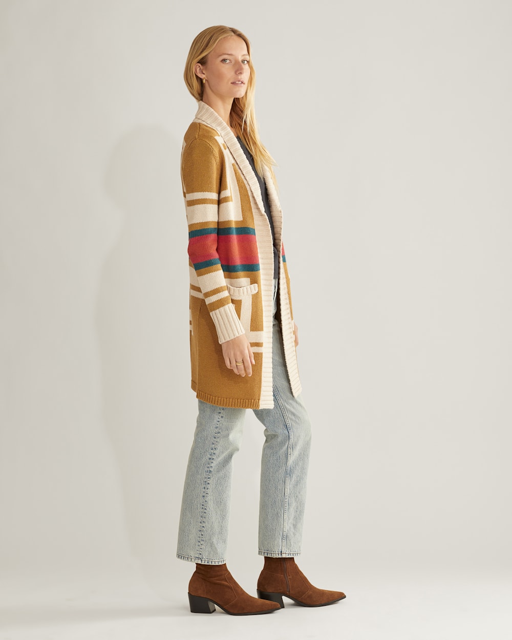 WOMEN'S HARDING OPEN CARDIGAN | Pendleton