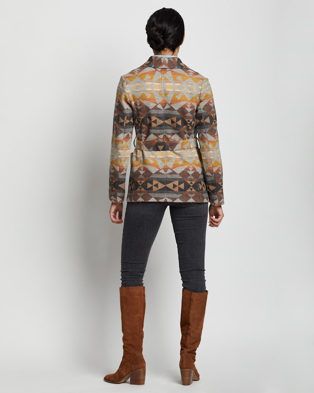 WOMEN'S WOOL WRAP JACKET