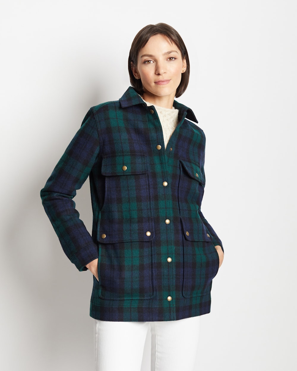 WOMEN'S WOOL CRUISER COAT