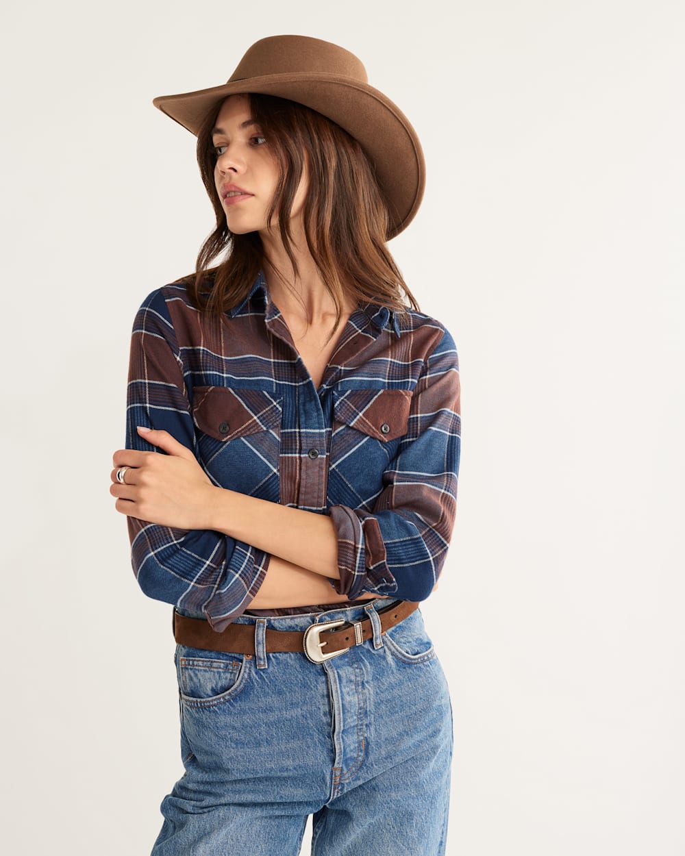 WOMEN'S MADISON DOUBLEBRUSHED FLANNEL SHIRT | Pendleton