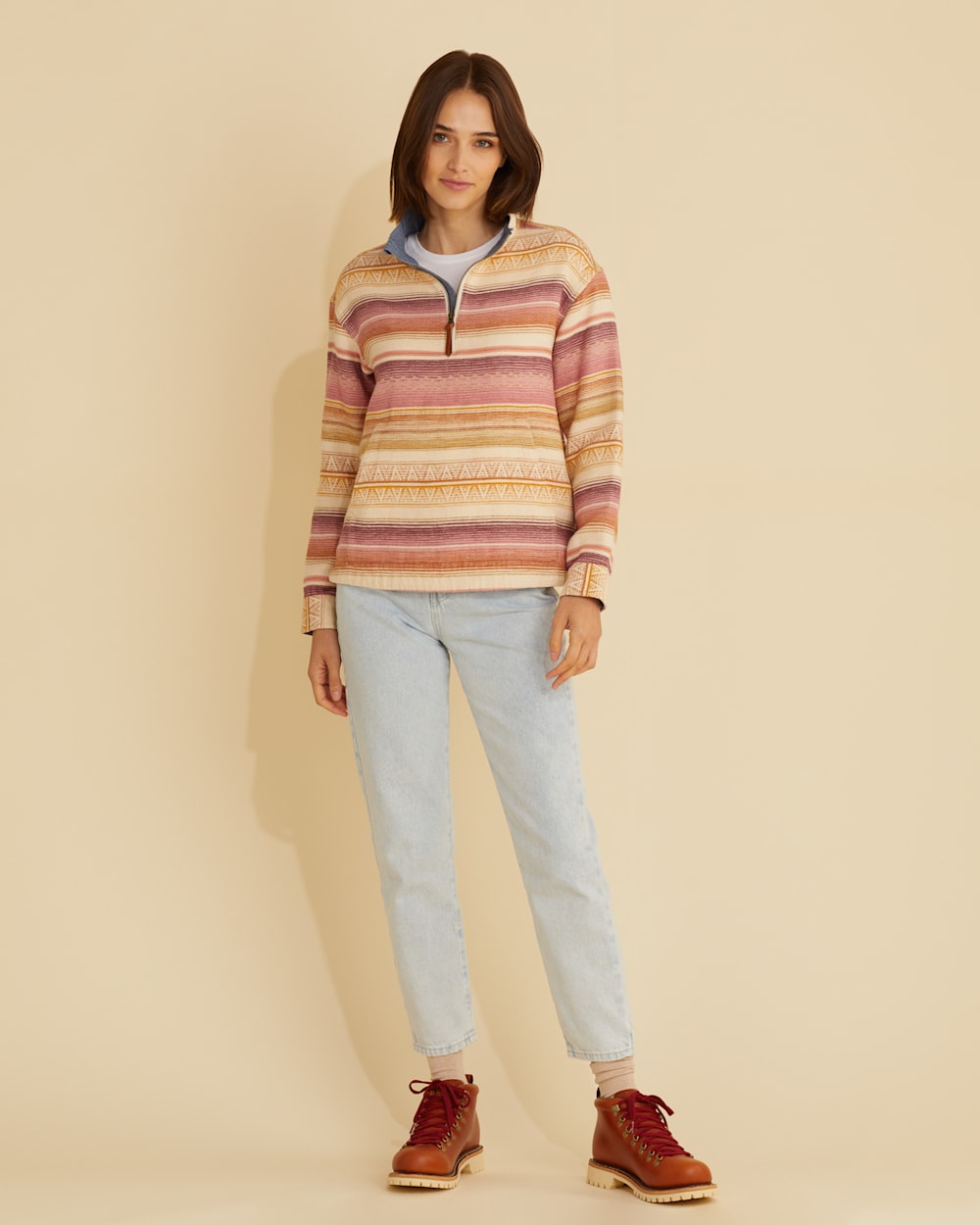 Women's Doublesoft Half-Zip Pullover | Pendleton