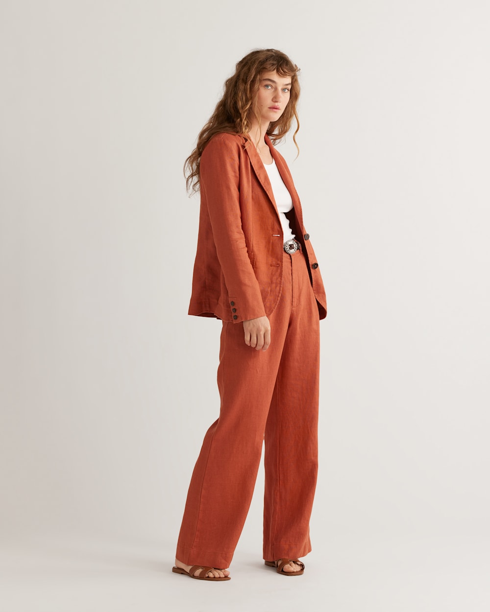 Discover & Shop Women's Birch Bay Linen Blazer | Pendleton