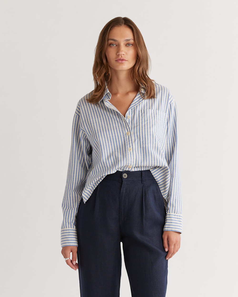 Discover & Shop Women's Birch Bay Linen Trouser Pants | Pendleton