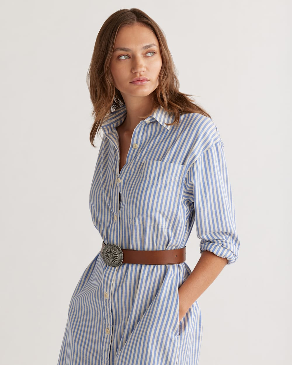 Discover & Shop Women's Brentwood Oversized Shirtdress | Pendleton