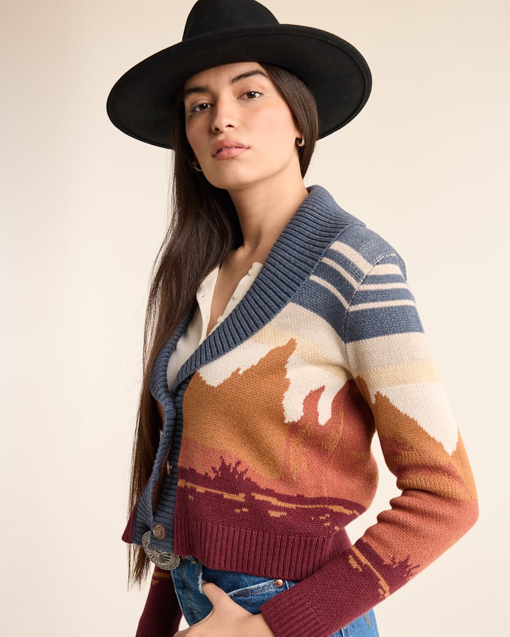 Shop Stylish, Warm Women's Scenic Cotton Cardigans | Pendleton