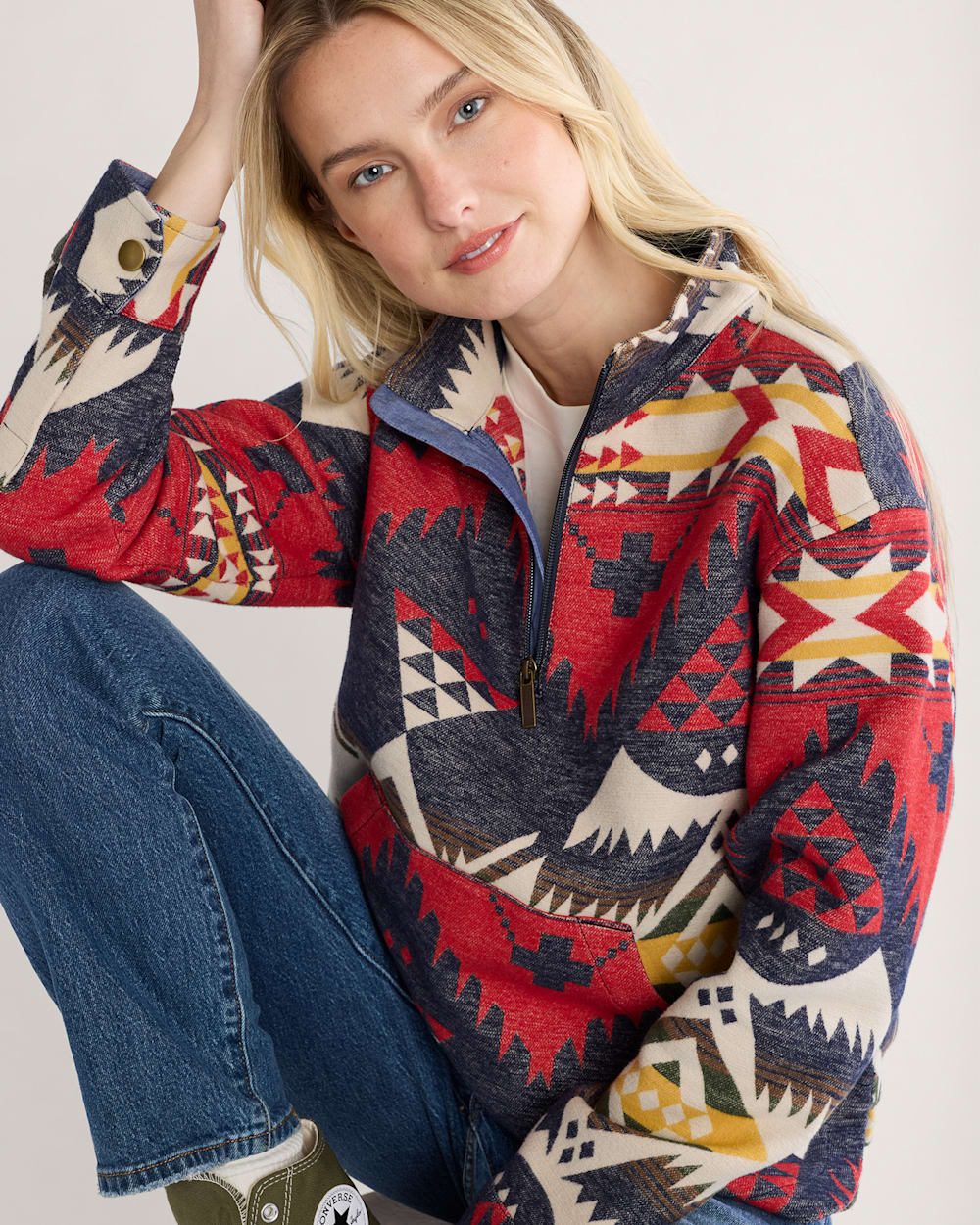 Shop Women's Nehalem Doublesoft Half-Zip Pullover | Pendleton