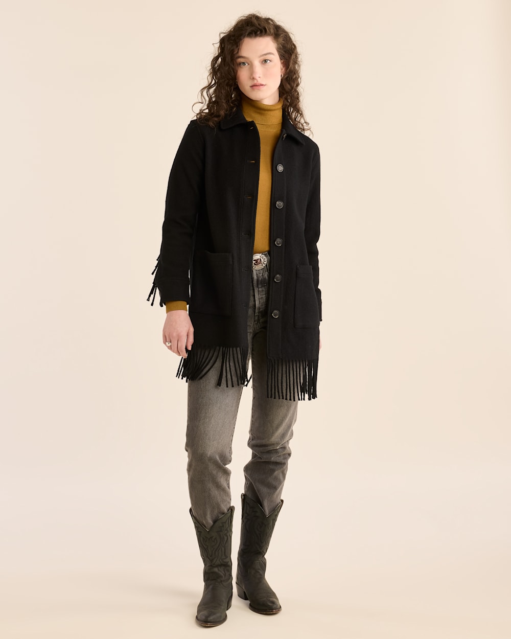 Shop Women's Jolene Wool Fringed Jacket | Pendleton