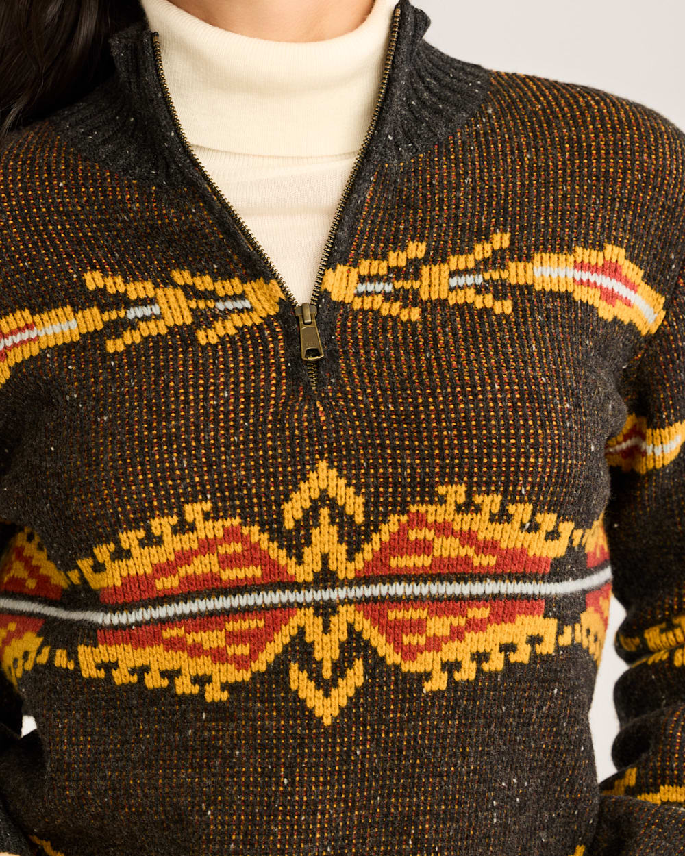 Shop Women's Quarter Zip Merino Sweater for Classic Softness | Pendleton