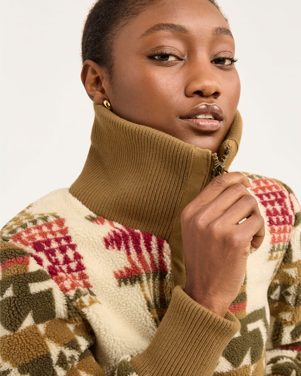 WOMEN'S FOXGLOVE FLEECE BOMBER JACKET | Pendleton