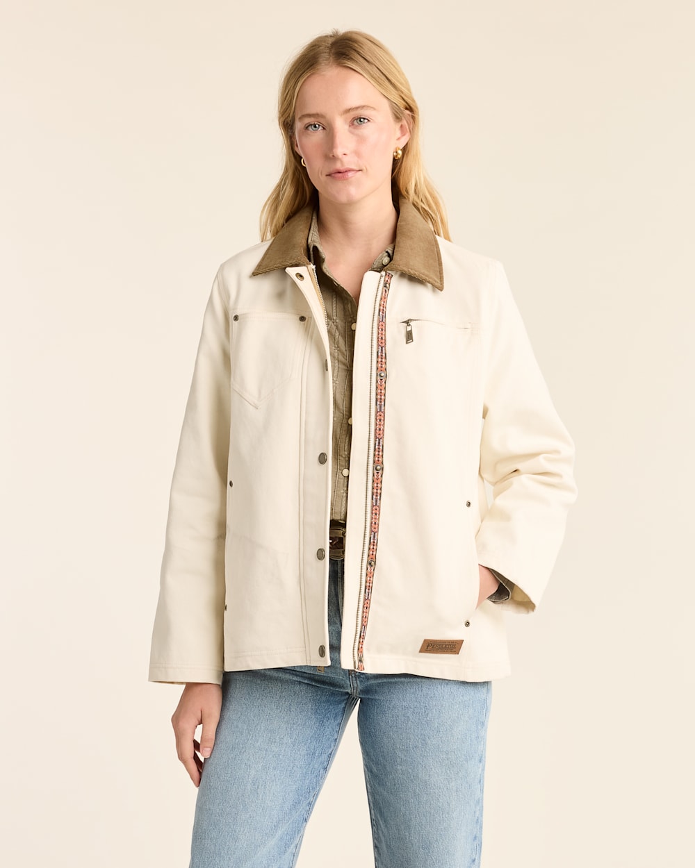 Shop Women's Hazel Canvas Swing Jacket | Pendleton