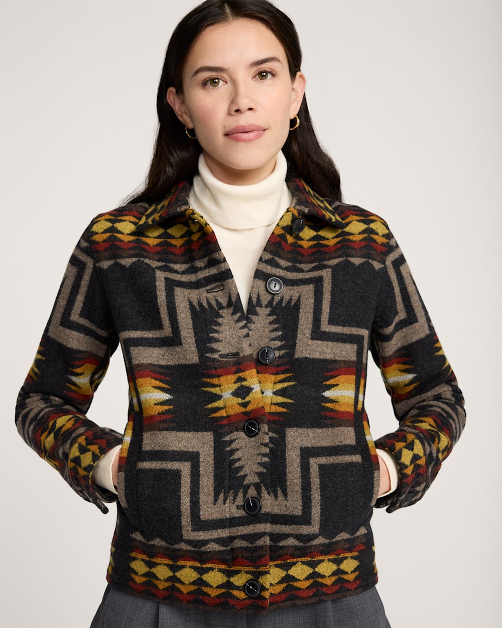 Buy Women's Harding Wool Willa Jacket Outerwear | Pendleton
