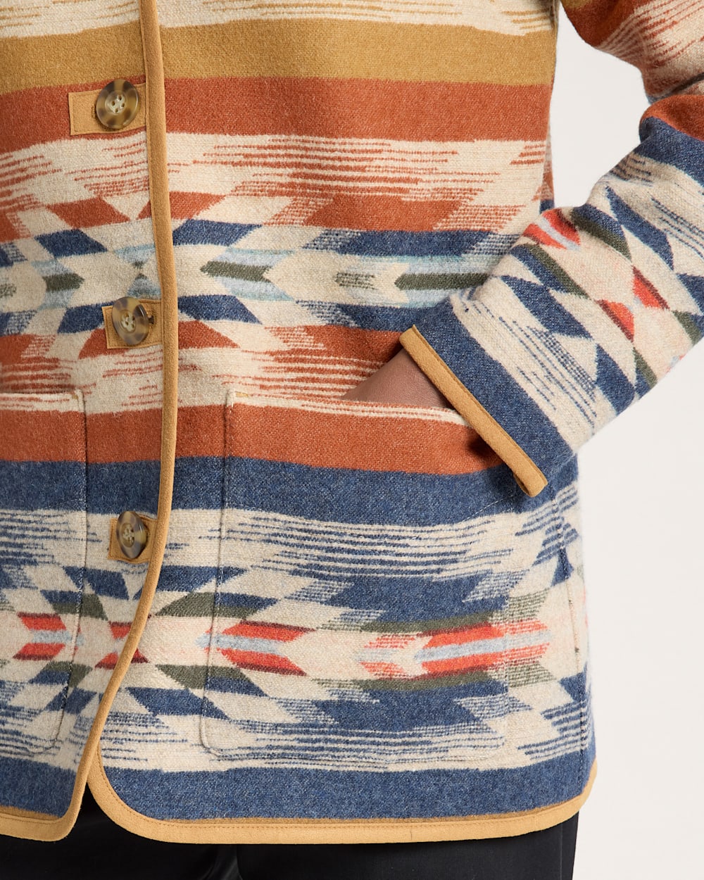 Buy Women's Wyeth Falls Reversible Wool Coat Outerwear | Pendleton