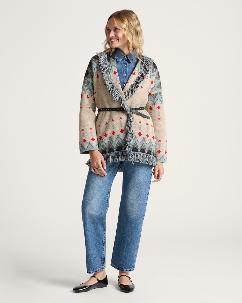 Shop Women's Graphic Fringe Cardigan in Sweaters & Knits | Pendleton
