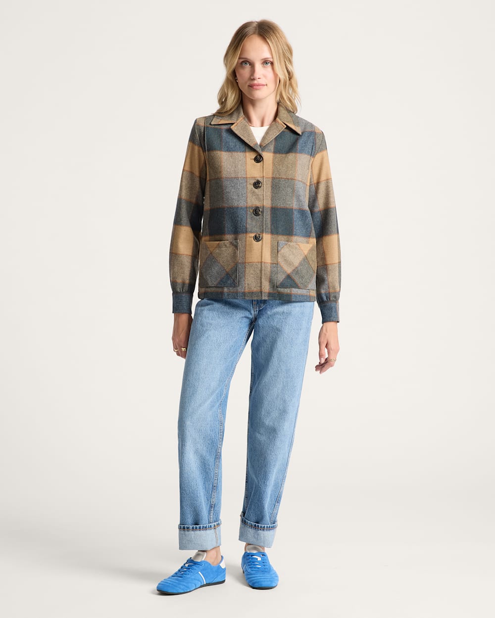 Shop Women's 49er Block Plaid Jacket in Coats & Jackets | Pendleton