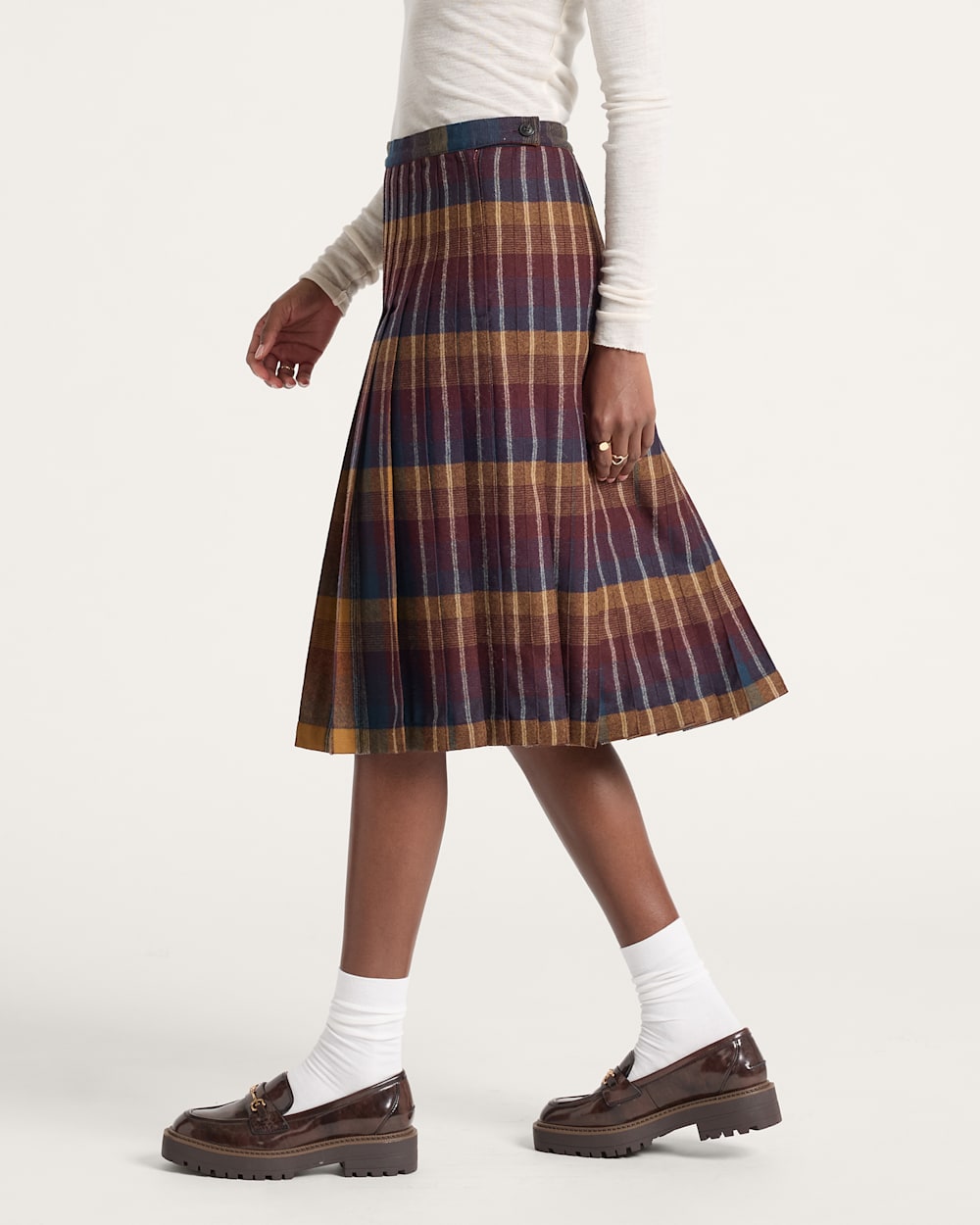 Shop Women's Reversible Pleated Skirt in Skirts | Pendleton