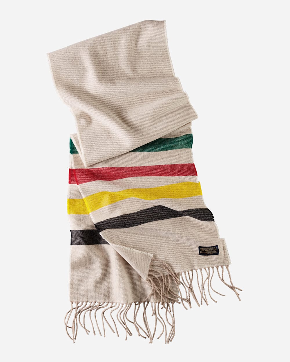Luxurious Wool Glacier Stripe Scarf for Cold-Weather | Pendleton