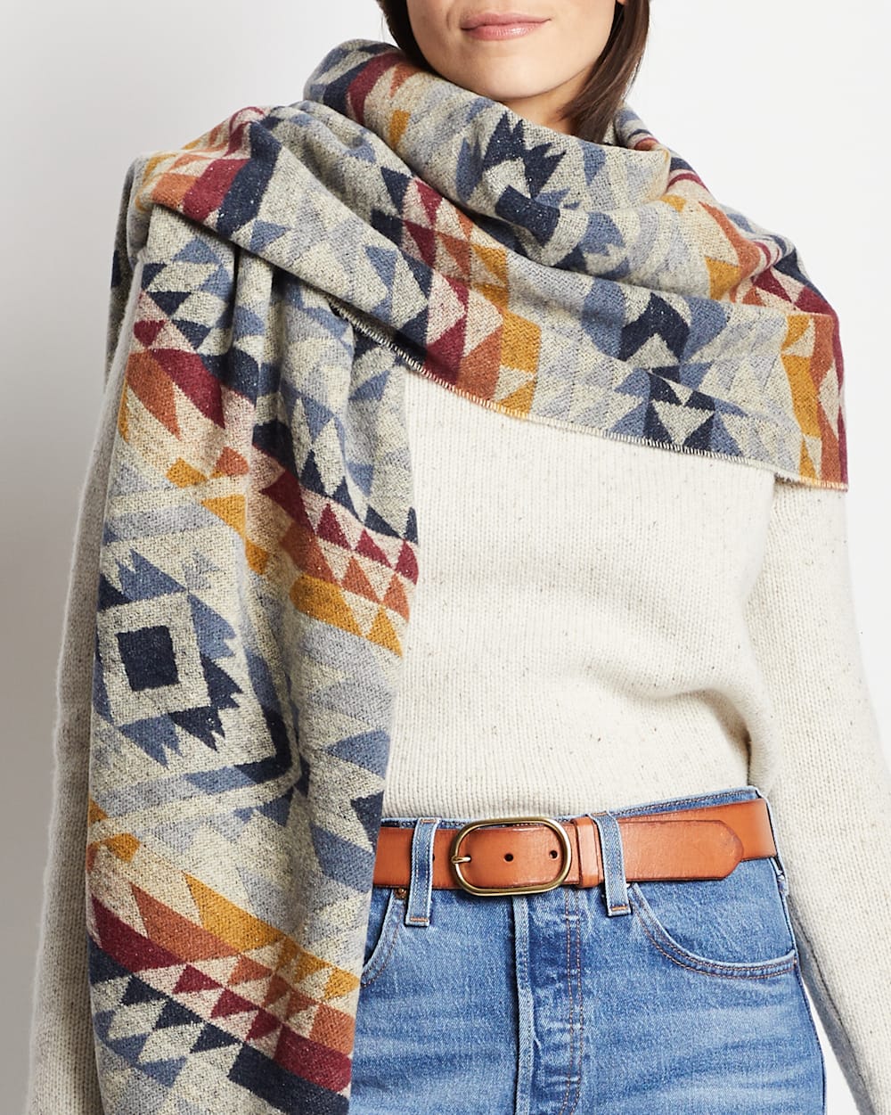 Cozy & Stylish Look with Smith Rock Wrap | Pendleton