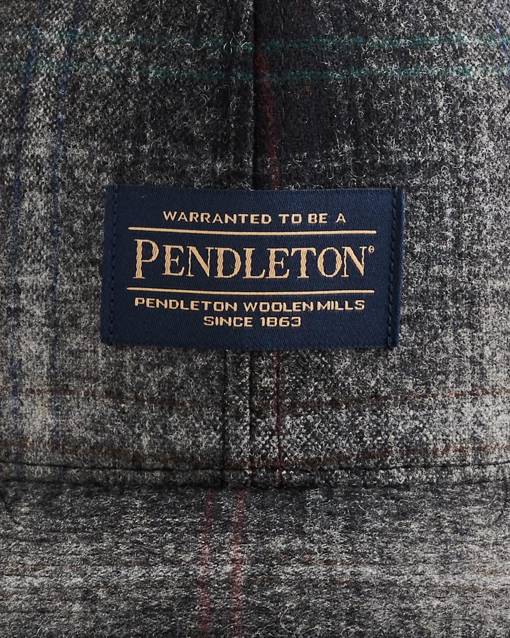 Find Plaid Flat Brim Hat | Pendleton