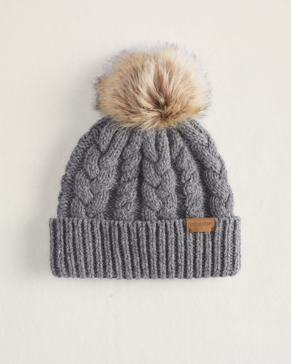 Shop Cable Knit Lambswool Beanie | Pendleton