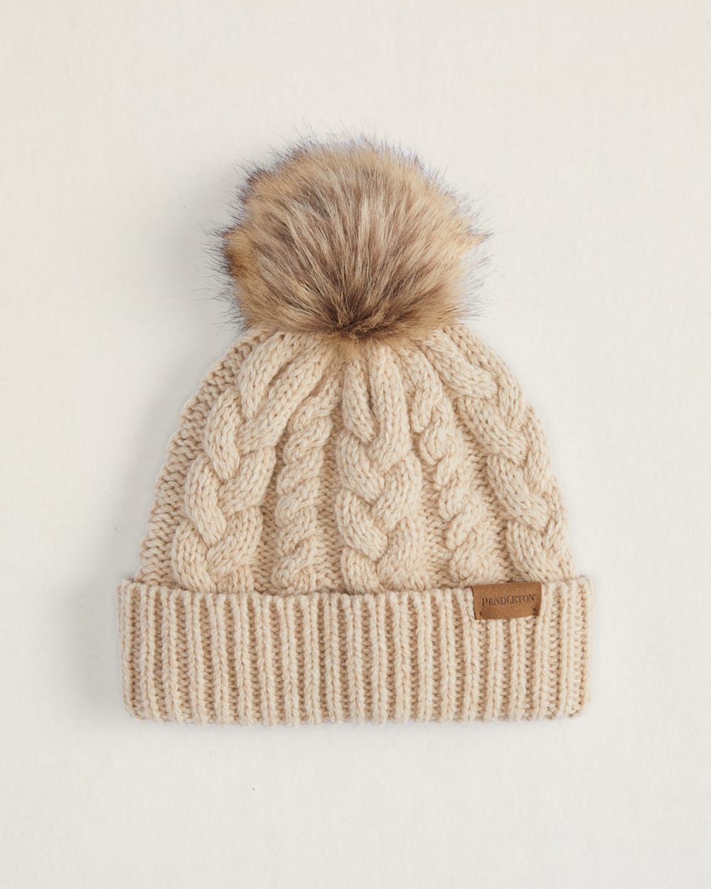 Shop Cable Knit Lambswool Beanie | Pendleton