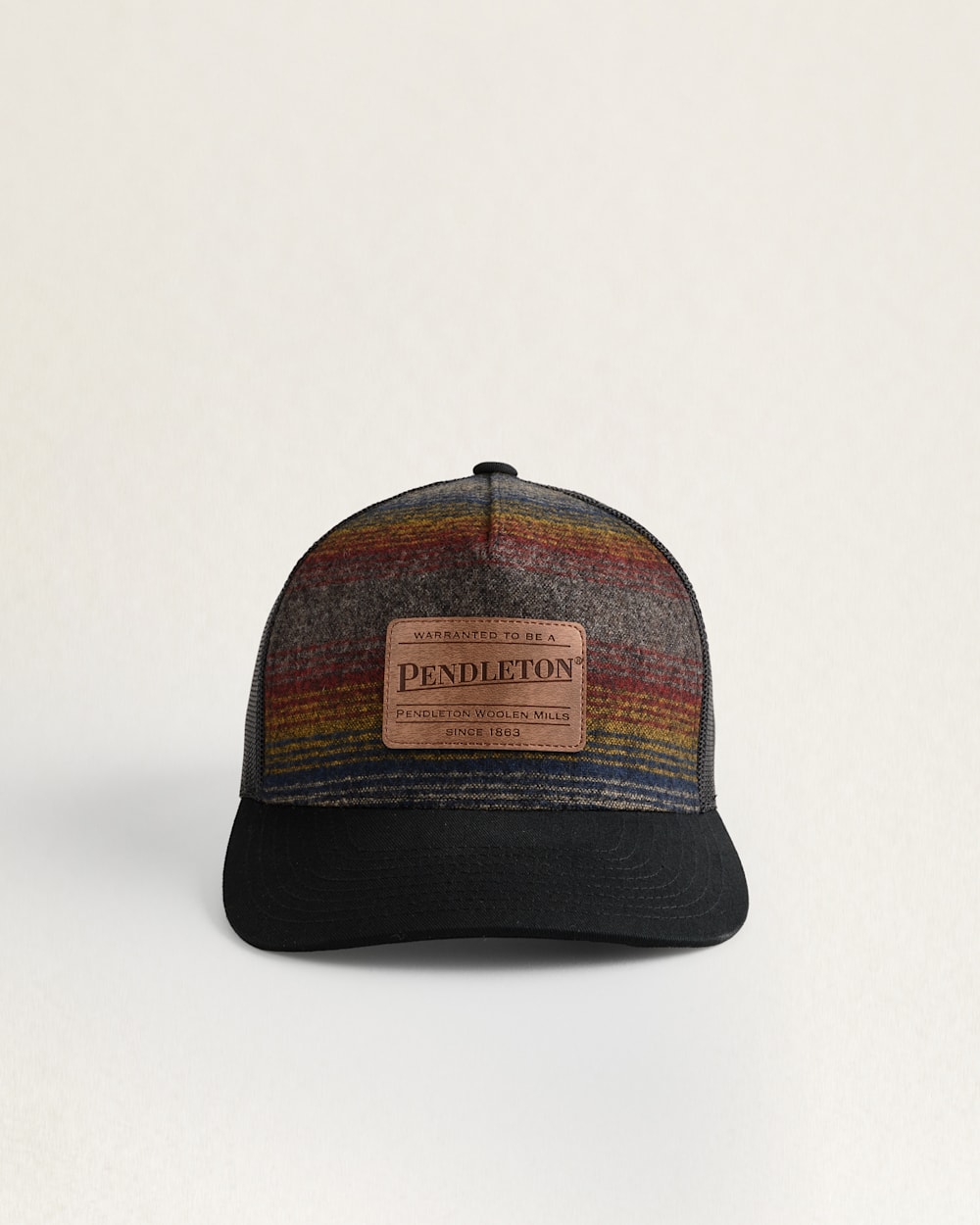 Upgrade your hats with the Ombre Stripe Wool Trucker Hat | Pendleton