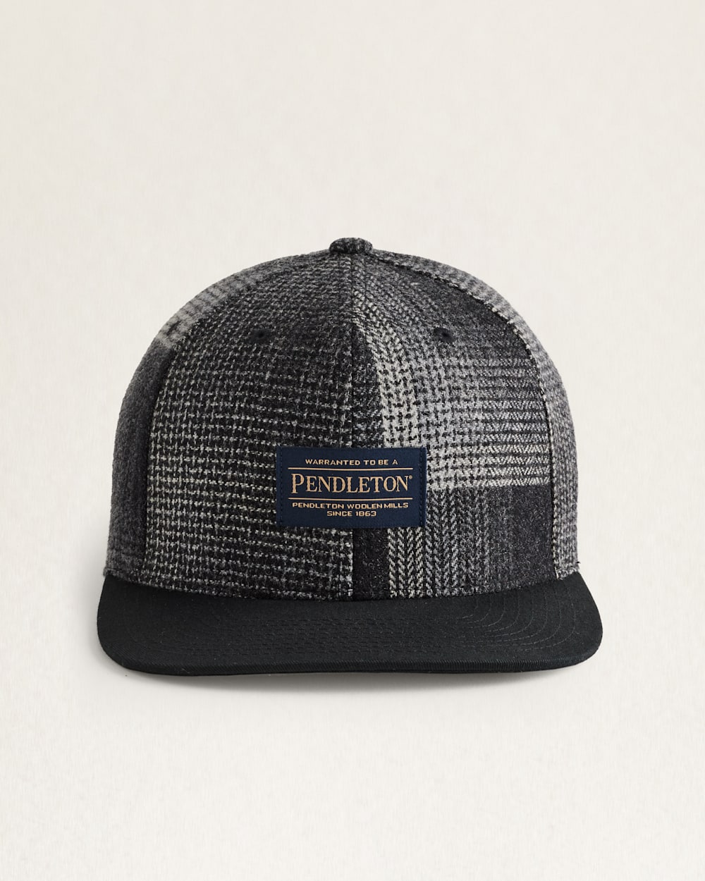 Shop Plaid Patchwork Flat Brim Hat | Pendleton