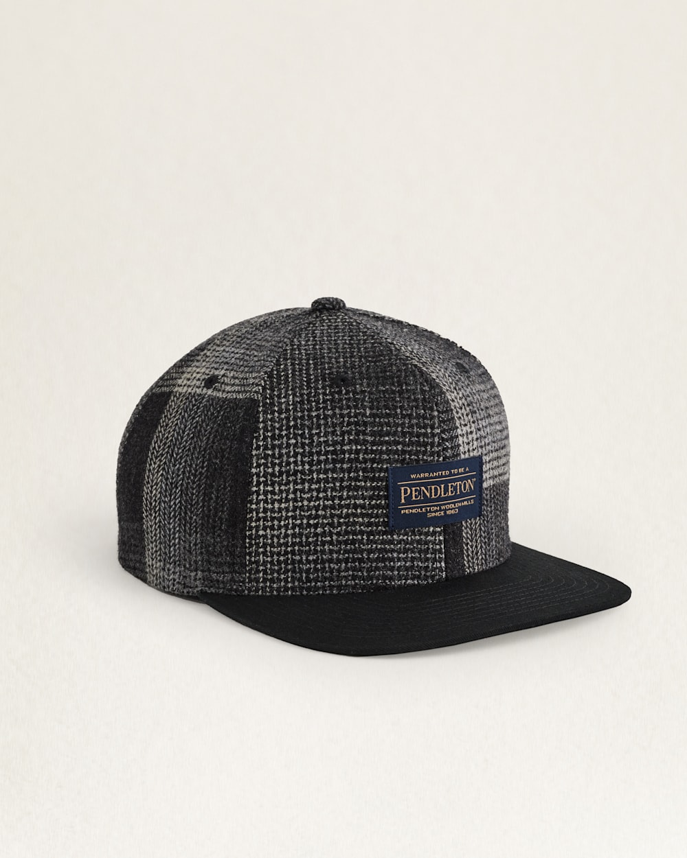 Shop Plaid Patchwork Flat Brim Hat | Pendleton