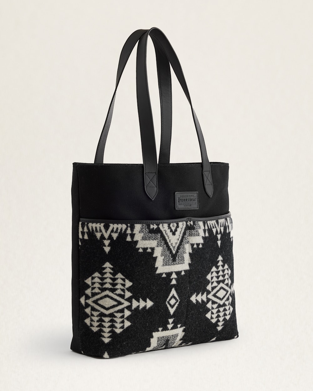 Shop Rock Point Wool/Leather Market Tote | Pendleton