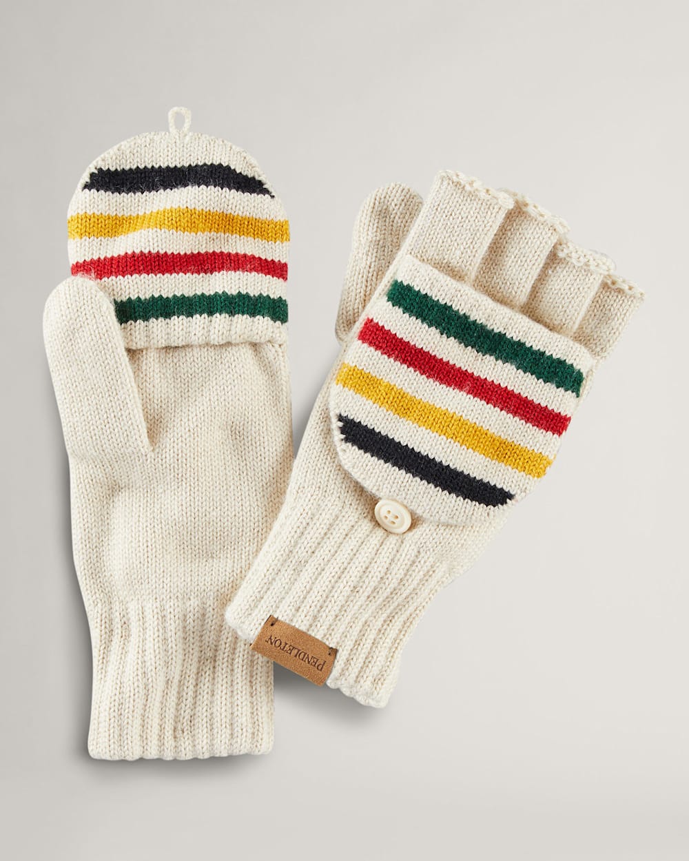 Buy Glacier Merino Knit Convertible Mittens Accessories | Pendleton