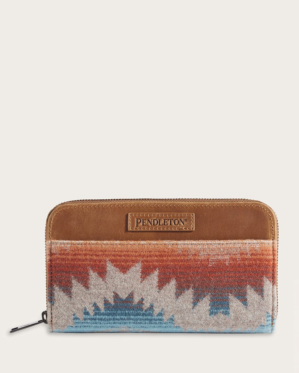 Shop Sunset Pass Continental Zip Wallet Sleek Leather Pouch | Pendleton