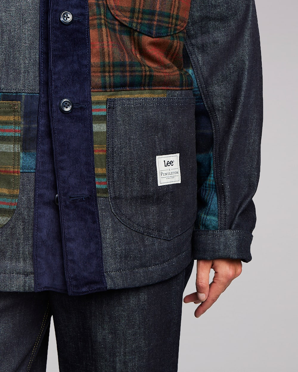 LEE X PENDLETON PATCHWORK CHORE JACKET