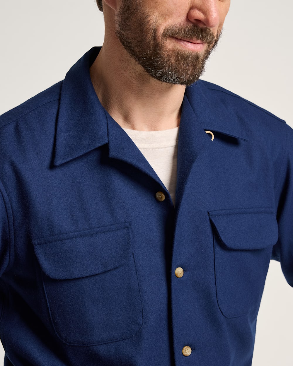 Shop Men's Solid Wool Board Shirt for Timeless Look | Pendleton