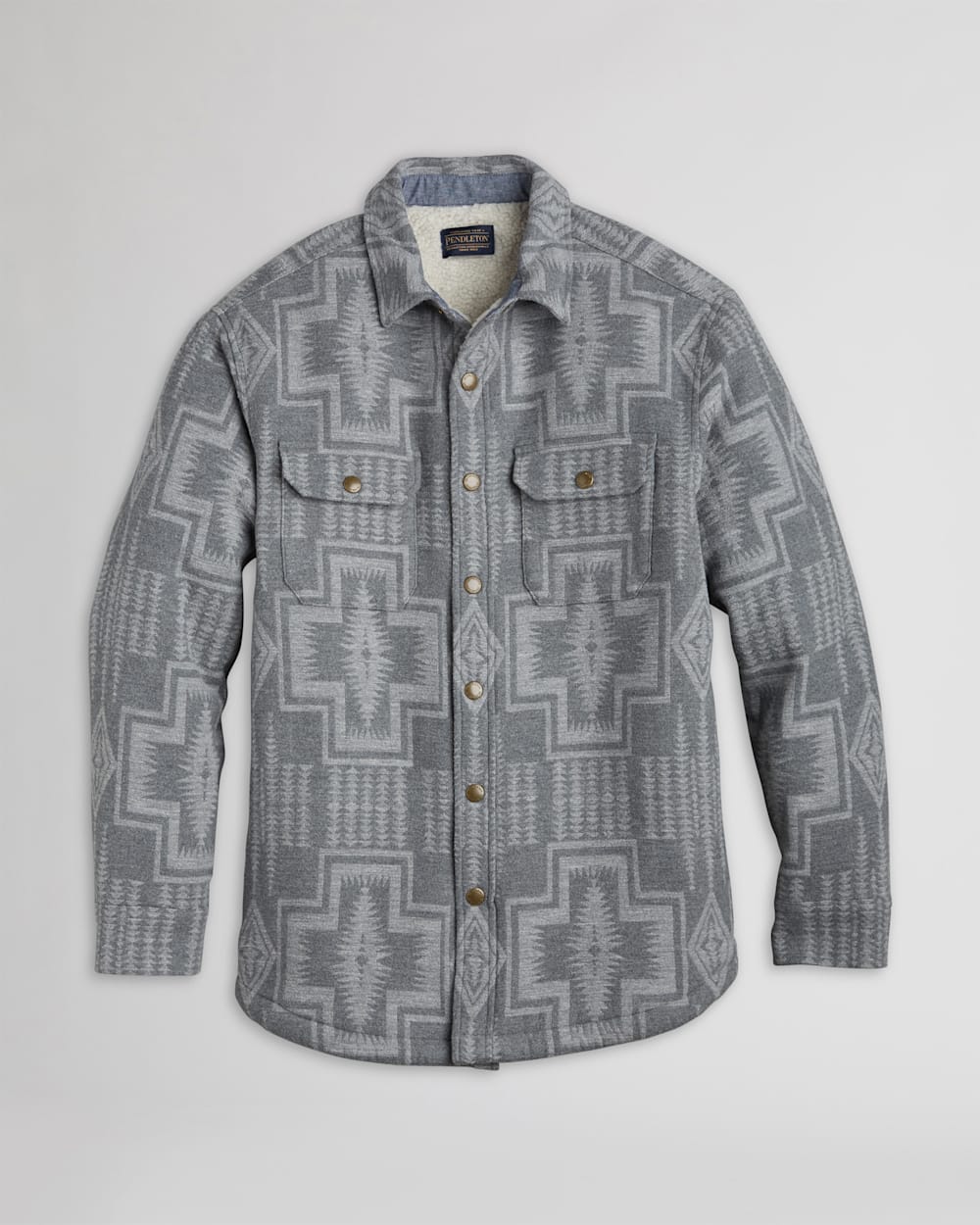 Shop Men's Harding Doublesoft Sherpa-Lined Shirt Jacket | Pendleton