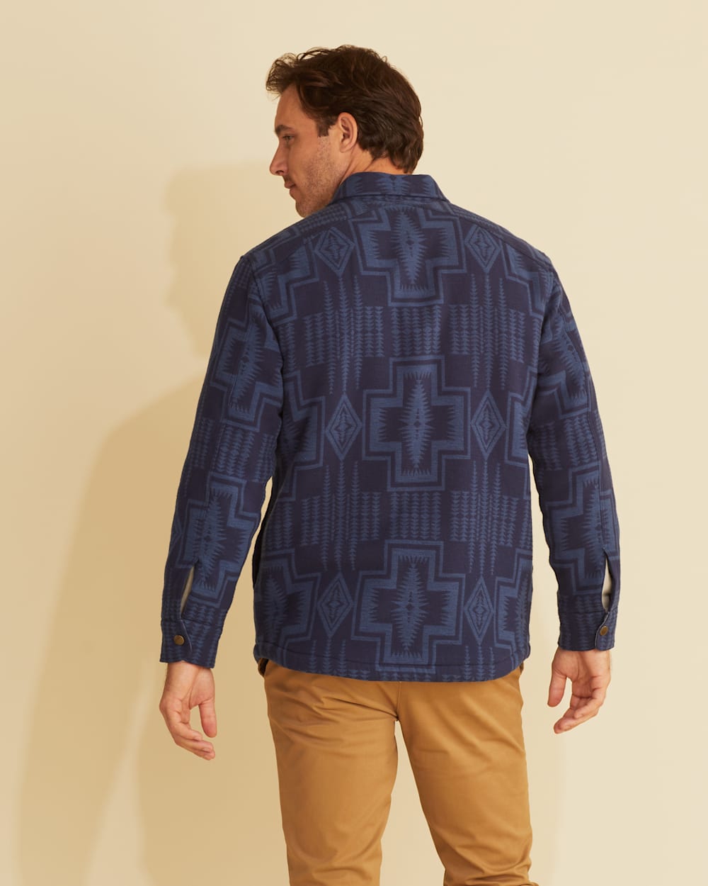 Shop Men's Harding Doublesoft Sherpa-Lined Shirt Jacket